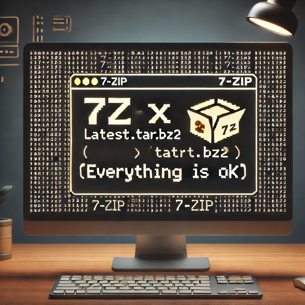 Lösung für tar.bz2-Probleme mit 7-Zip - The Digital Forge